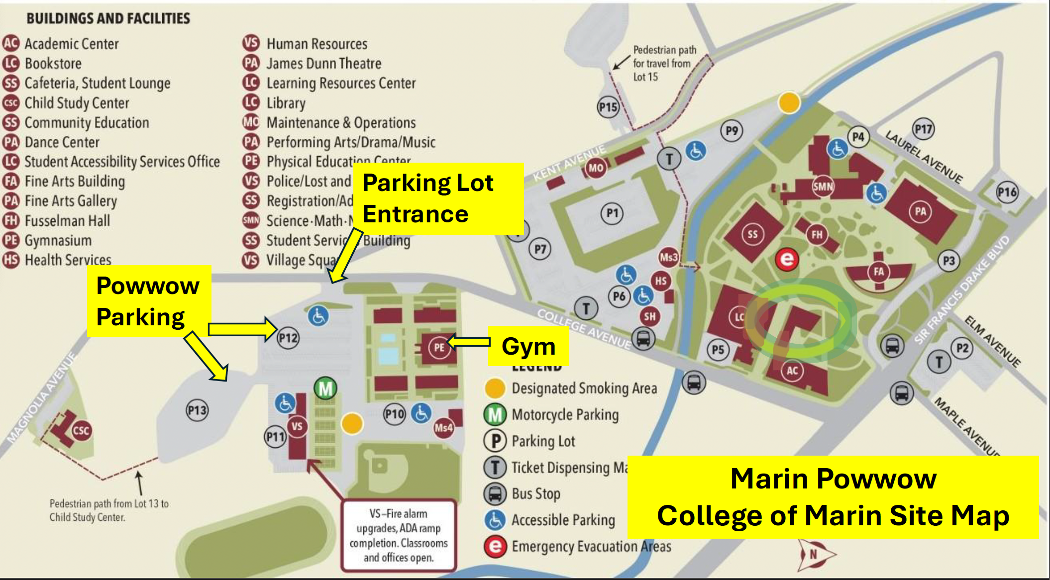 Marin Powwow 2026: Site Map – Marin American Indian Alliance